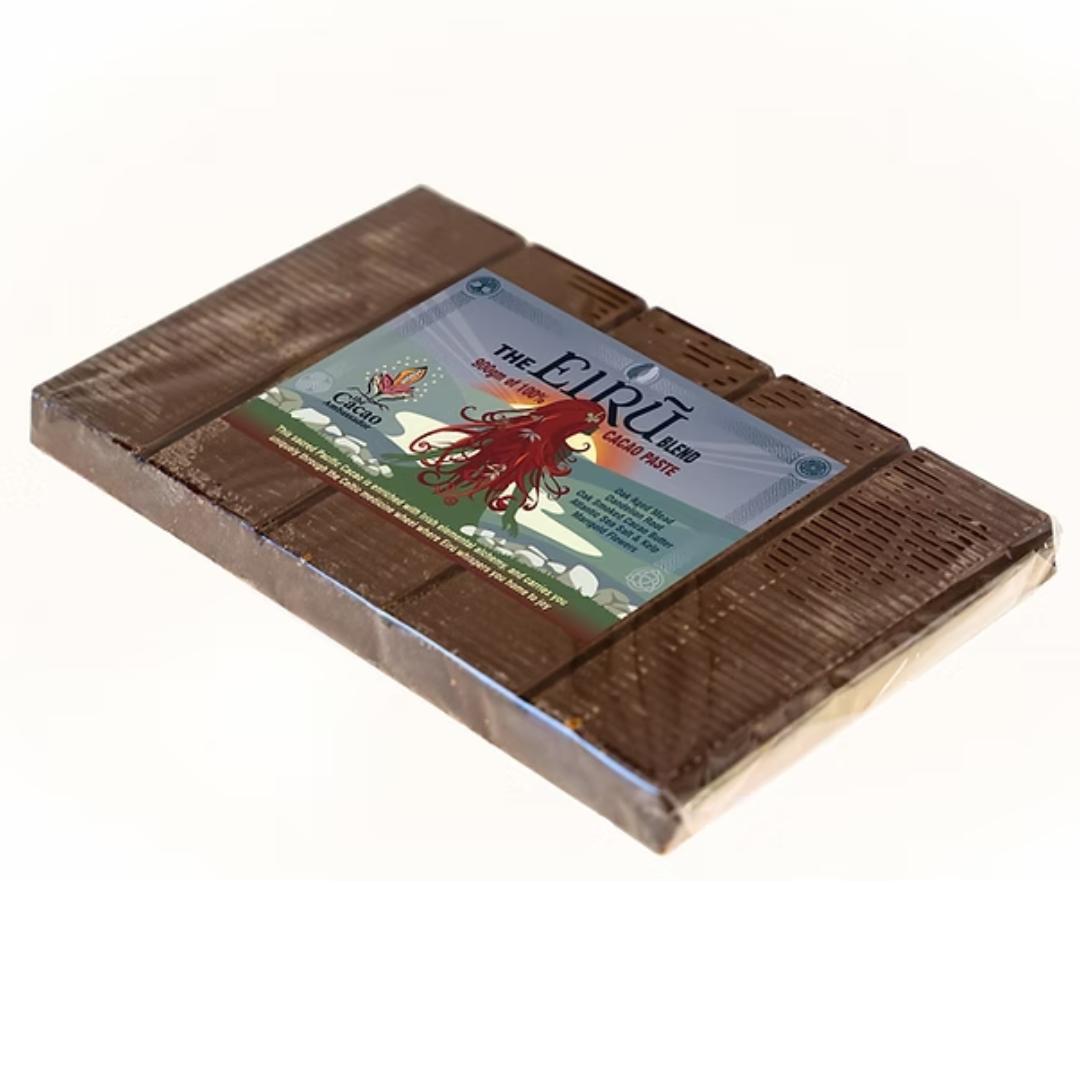 The EIRÚ blend 100% Cacao Paste infused with sacred Irish herbs and mo ...
